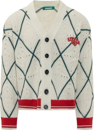 Barrow Barrow - Gilet en V - Homme - Pulls - Blanc - Taille: L