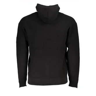 Calvin Klein Half-Zip Cotton Hoodie - Black