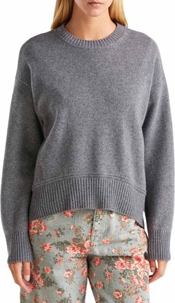 Benetton Damen Maglia G/C M/L 1244d10bc Pullover, grau, S