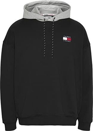 Tommy Hilfiger Sweat &agrave; capuche d&eacute;contract&eacute; &agrave; logo brod&eacute; (S)