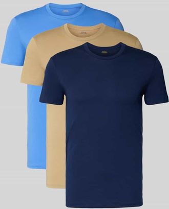 Ralph Lauren Slim Fit T-Shirt aus reiner Baumwolle im 3er-Pack