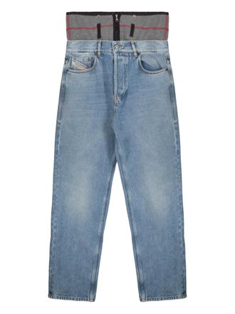 Diesel jean &agrave; poches lat&eacute;rales - Bleu