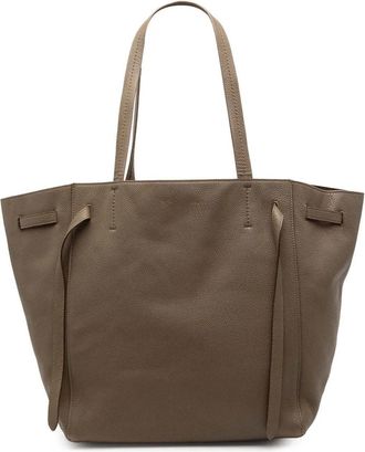 Celine Shopper - Small Leather Phantom Cabas Tote - Gr. unisize - in Braun - f&uuml;r Damen