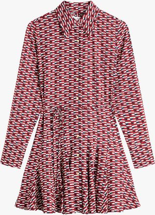 Tommy Hilfiger Robe chemise courte imprim&eacute;e