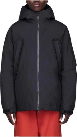 Yohji Yamamoto Homme, Vestes, Noir, Taille: L Gore-Tex Padded Hooded Jacket