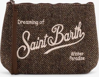 MC2 Saint Barth Aline Wool clutch bag with herringbone pattern - MC2 SAINT BARTH - gender_Man