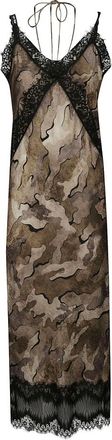 Pinko Pinko, Femme, Robes, Multicolore, Taille: 38 FR Robe Midi Rabbocco
