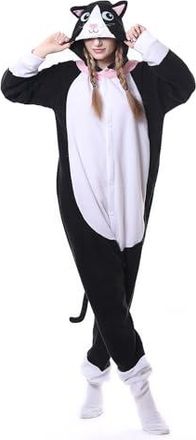 Generic Adulte Unisexe Kigurumi Combinaison Pyjama Onesies, Femme Homme Fleece 3D Anime Onesis avec Capuche Cosplay Halloween No&euml;l F&ecirc;te Costume Soir&eacute;e de D&eacute;gu