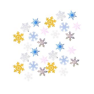 Valiclud DIYEAH 1 Packung 15 G Schneeflockenkonfetti Weihnachtskonfetti Partykonfetti aus Leichtem Kunststoff Weihnachtsdeko f&uuml;r Tischdeko Weihnachtsfeier Zimm