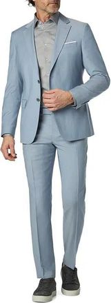 Joop Herren Anzug blau meliert Slim Fit