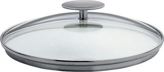 Cristel K34P Glasdeckel, 34 cm, Platingrau