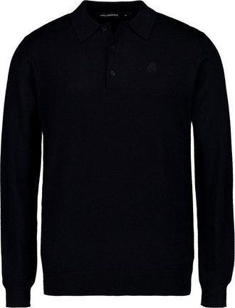 Karl Lagerfeld Herren Polo-Shirt schwarz