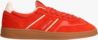 Tommy Hilfiger Baskets basses &agrave; lacet en cuir