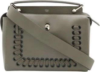 Fendi Pre-owned Dotcom Leather 2way Bag - Femme - Pre-owned - Gris - Taille: ONE Size