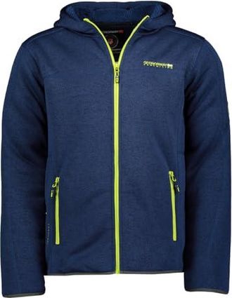 Geographical Norway Trombone Men Polaire Epaisse Homme Chaude Fermeture Zip - Veste Sweats Hiver Chaud Hommes Doux - Sweat Doublure Longues Manches - Ideal Automne Hiver 