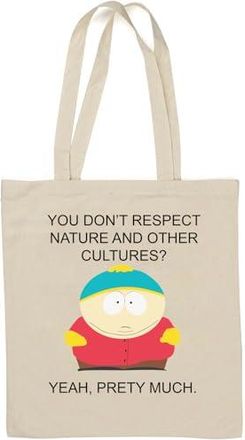 Generic PRETY MUCH Sac fourre-tout en coton naturel Blanc