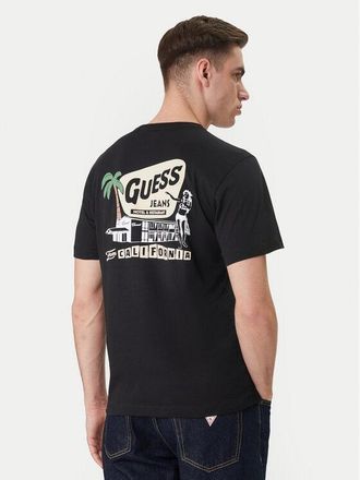 Guess T-Shirt M6GIC0 K8HM0 Schwarz Regular Fit