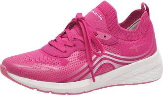 Tamaris Schn&uuml;rer Damen Vegan sportlich pink,EU 41