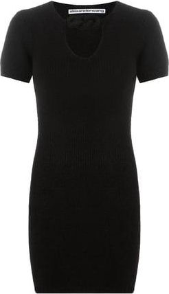 Alexander Wang Robe courte en alpaga m&eacute;lang&eacute;