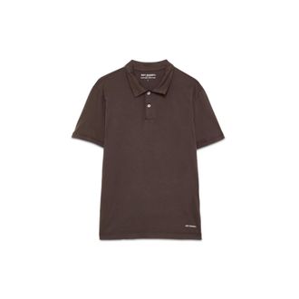 Roy Rogers Polo aus Baumwolljersey - - Tops - Herren - Braun - S