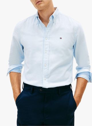 Tommy Hilfiger Chemise classique en coton et lin
