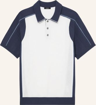 Reiss Reiss Strick-Poloshirt Claremont weiss