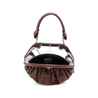 Vivienne Westwood Gathered Leather Shoulder Bag - Brown