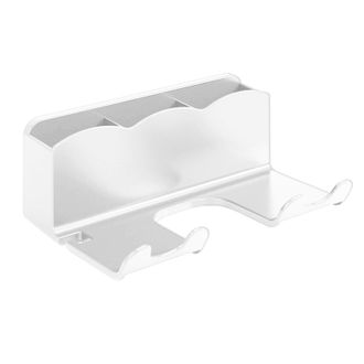 Generico Haartrockner-Halterung: Halterung f&uuml;r Haartrockner, Badezimmer-Organisationsst&auml;nder, Wandbefestigung, mit &uuml;bungslosem Design, platzsparende Aufbewahru