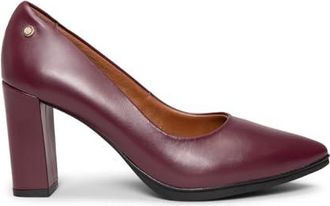 miMaO Urban Salon - Escarpins à Talon Haut en Cuir Bordeaux, EU 41