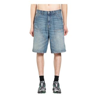 Carhartt Work in Progress Homme, Shorts, Bleu, Taille: XS OG Aden Double Knee Short