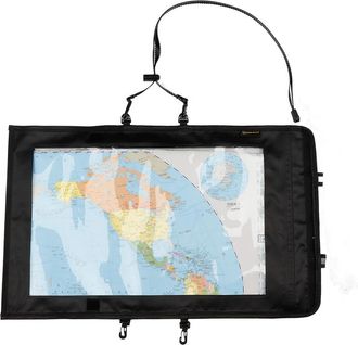 Generic Kartenetui: Faltbarer Dokumentenhalter, transparent, tragbare Aufbewahrungstasche, Kartentasche, Organizer zum Wandern im Freien, zuverl&auml;ssig und wide