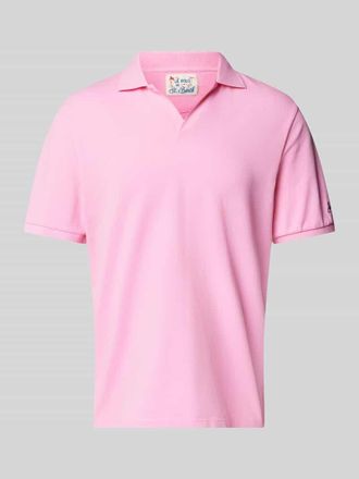 MC2 Saint Barth Regular Fit Poloshirt mit V-Ausschnitt Modell CHARLES