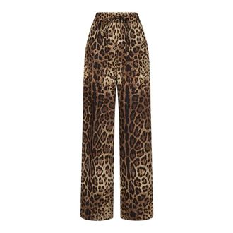 Dolce & Gabbana Weite Hosen - - Trousers - Damen - Braun - L