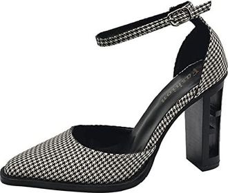 Generic Chaussures d&eacute;contract&eacute;es pour femme - Motif printemps et r&eacute;tro - Talons hauts - En daim verni - &Eacute;v&eacute;nements de vacances - Entretien - Talon moyen - Sem