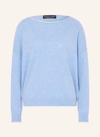 Repeat Repeat Cashmere-Pullover blau
