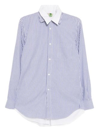 Romeo Hunte Hemd im Layering-Look - Blau