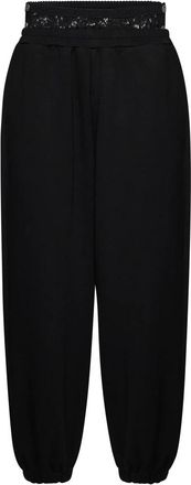 John Richmond Femme, Pantalons, Noir, Taille: 38 FR Pantalons de jogging avec ceinture d&eacute;corative