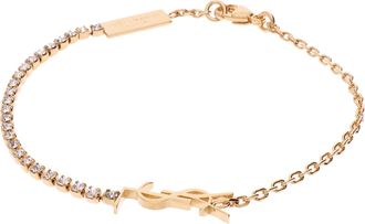Saint Laurent Armband - Cassandre Charm Bracelet Gold - Gr. M - in Gold - f&uuml;r Damen