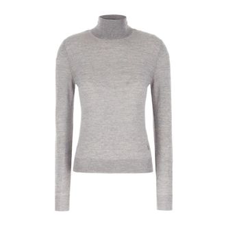 Saint Laurent Cassandre Rollkragenpullover - - Knitwear - Damen - Grau - S