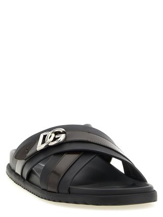 Dolce & Gabbana DG Casual Sandal - Black