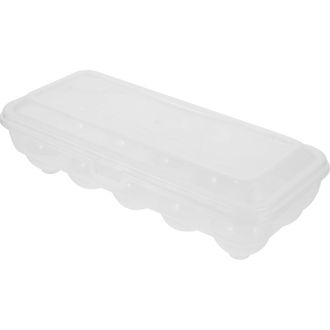 Aboofan Eierhalter Kunststoff Mehrfachfach K&uuml;hlschrank Organizer Transparent Mit Deckel Platzsparender Eierbeh&auml;lter F&uuml;r 10 Eier Sicherer Eier Organizer F&uuml;r Ha
