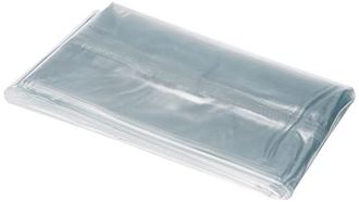 Soleil d'Ocre Tischdecke rechteckig transparent 140x300 cm Cristal, Rot