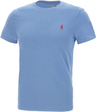 Polo Ralph Lauren Homme, Tops, Bleu, Taille: 2XL Classics Cotton T-Shirt