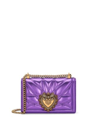 Dolce & Gabbana sac porté épaule Devotion médium - Violet