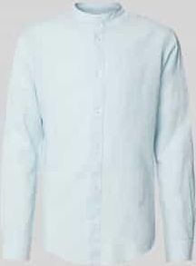 Only & Sons Slim Fit Leinenhemd aus Leinen-Mix mit Kaschmir-Anteil Modell CAIDEN