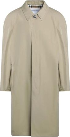 Burberry Homme, Manteaux, Beige, Taille: 2XL Long Cotton Car Coat