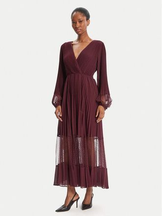 Twin-Set Abendkleid 252TP2641 Dunkelrot Regular Fit