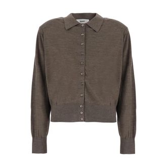 BA&SH Boston Cardigan - - Knitwear - Damen - Grau - M