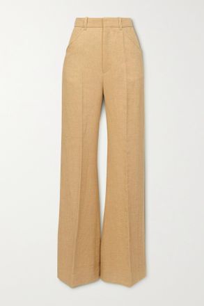 Chlo&eacute; Hose Mit Weitem Bein Aus Leinencord - Neutral
