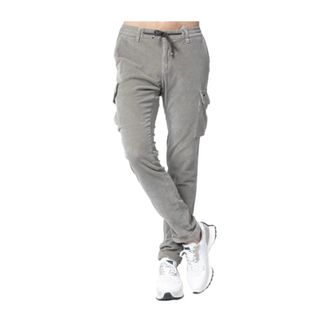 Mason's Pantalon Cargo en Velours C&ocirc;tel&eacute; - Homme - Pantalons - Gris - Taille: W40